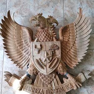 Jual Ornamen Garuda Hiasan Logo Ukir Garuda Jati 60x60 Cm - Kab ...