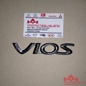 Jual Emblem Logo Tulisan Belakang VIOS Toyota Vios OEM MURAH - Jakarta ...