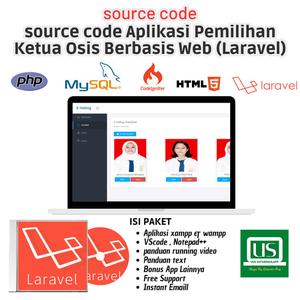 Jual source code Aplikasi Pemilihan Ketua Osis Berbasis Web Laravel 5.7 ...