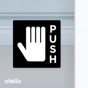 Jual Acrylic Sign Push Pull Icon Signage Board Label Akrilik Pintu ...
