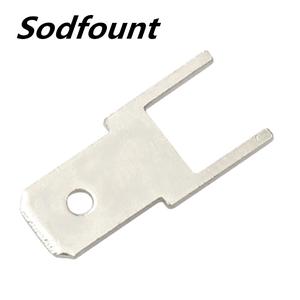 Jual 100Pcs 4.8 Inserts Plug Spring Terminal Pcb Solder Lug Type - Kota ...