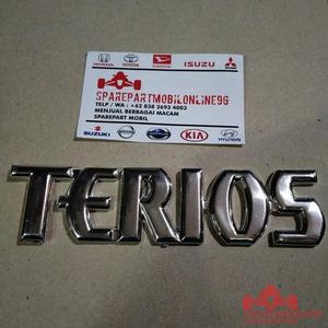 Jual Emblem Logo Tulisan Belakang TERIOS Daihatsu Terios OEM MURAH ...