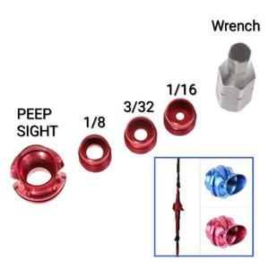 Jual Pro Series 37 or 45 Degree Peep Sight - Aluminum Hooded Peeps ...