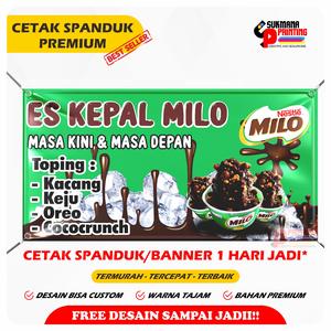 Jual CETAK SPANDUK BANNER ES KEPAL MILO - JUALAN ES KEPAL MILO TERLARIS ...