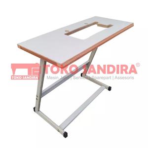 Jual MEJA MESIN JAHIT HITAM/MEJA JAHIT SEMI PORTABLE 1 SET DENGAN KAKI ...
