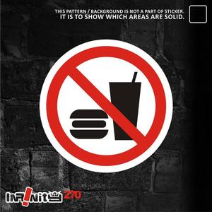 Jual sticker safety sign IMPA dilarang membawa makanan minuman WSCKP ...