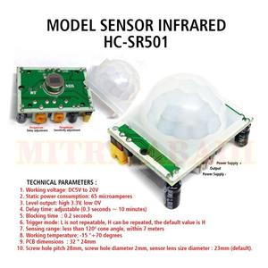 Jual Modul Sensor Gerak Infrared PIR HC-SR501 Arduino - Jakarta Timur ...