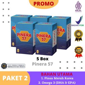 Jual Pinera 57 Fish Oil Original Pinus Merah Korea Solusi Kolesterol ...
