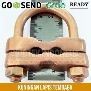 Jual Klem U Bolt 2 Way / Grouding Clamp 2 Jalur / Clamp Grounding 2 ...