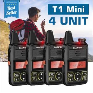 Jual Paket 4 HT T1 Mini ORi Radio Walkie Talkie SIngle Band Ukuran Saku ...