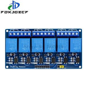 Jual Modul Relay DC 5V 6channel Dengan Coupling Lampu Optocoupler ...
