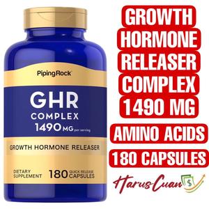Jual Piping Rock GHR Growth Hormone Releaser Complex 1490 mg 180 ...