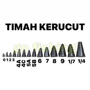 Jual Timah Kerucut 1 kg / Timbel / Pemberat / Tin Pancing Kerucut per ...