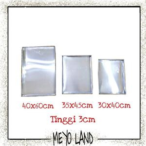 Jual Loyang persegi panjang 30x40 tinggi 3cm 3 cm bolu gulung TEBAL kue ...