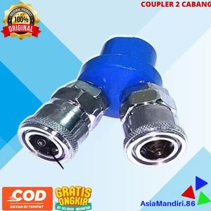 Jual coupler 2 cabang Sambung Selang Kompresor drat dalam coupler SM20 - Jakarta Barat - tenyu ...