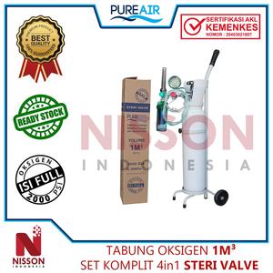 Jual Tabung Oksigen Pure Air Isi OksigenOxygen 1M3 Lengkap Set Komplit - Jakarta Barat ...