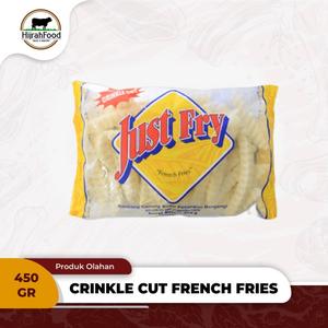 Jual JUST FRY Crinkle Cut French Fries | Kentang Goreng (450 gr ...