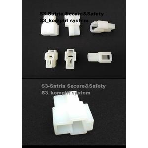 Jual Male Rumah Skun gepeng Besar 2 Pin Soket Terminal Connector Socket ...