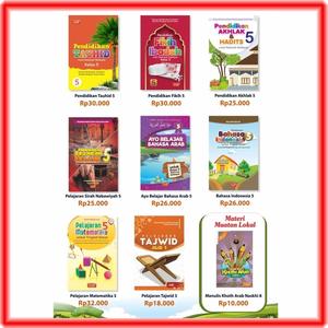 Jual Paket Modul Buku Pelajaran Kelas 5 Attuqa SD MI SDIT SD Islam ...