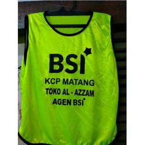 Jual Rompi Sablon Costum, ( Khusus Satuan ) . Sablon 1 Sisi - Kota ...