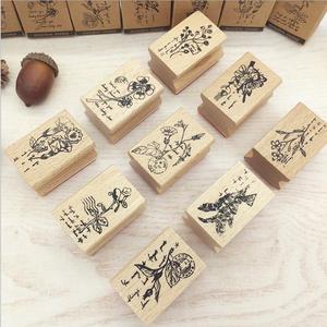 Jual TERBARU 1 Buah/Lot Stempel Bunga Cetak Retro Album Foto DIY ...