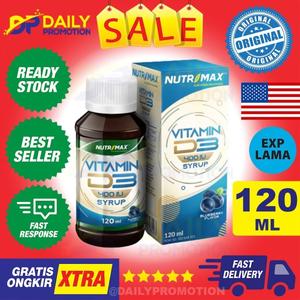 Jual NUTRIMAX VITAMIN D3 SYRUP VIT D SIRUP SISTEM IMUN ANTI INFLAMASI ...