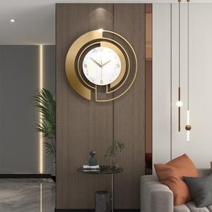 Jual Jam Dinding Ruang Tamu Cahaya Mewah Modern Fashion Dekorasi Rumah ...