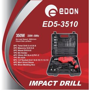 Jual Bor Set Koper Listrik Impact Drill Edon ED5-5513 Modern - Jakarta ...