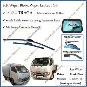 Jual Soft Wiper Blade ISUZU Traga 2018 2019 2020 2021 2022 2023 2024 ...