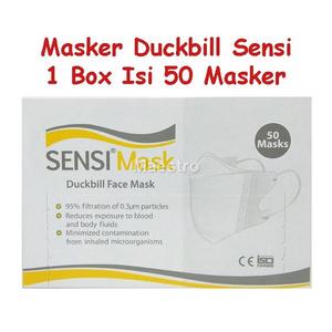 Jual Masker Sensi 3-Ply Duckbill Emboss Mask Debu Wajah Mulut Duck Bill ...