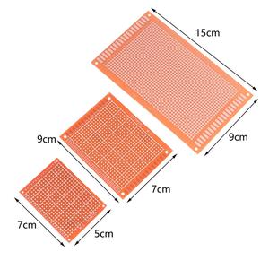 Jual TERBARU 2 Buah/Set Papan Sirkuit PCB Papan Berlubang Satu Sisi PCB ...