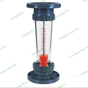Jual Rotameter Flow Meter S 12-60 m3/h 3 inch Flowtech Fitting PVC Pipa ...