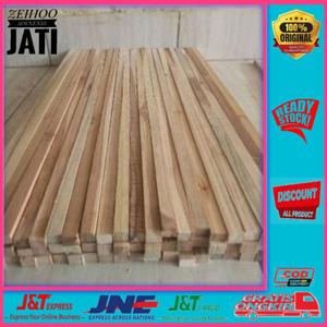 Jual Ram Papan Pintu Jendela Kayu Jati Lokal 3x10x100 cm - Jati Lokal ...