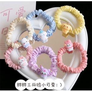 Jual IKAT RAMBUT SCRUNCHIE KOREA MOTIF LUCU KARTUN KARET IKAT RAMBUT ...