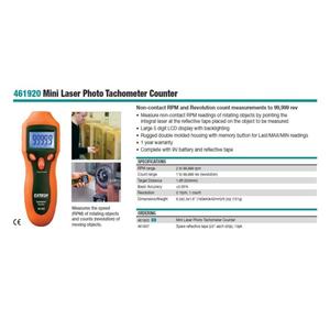 Jual Mini Laser Photo Tachometer 461920 - Extech - Jakarta Selatan ...
