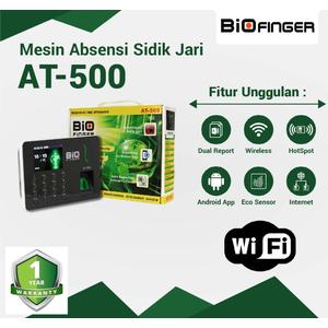 Jual BIO-FINGER AT-500 Absensi Online Android Wifi USB Auto Excel ...