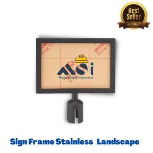 Jual Sign Board Frame Stainless Hitam A4 / Potrat & Landscape Ready ...