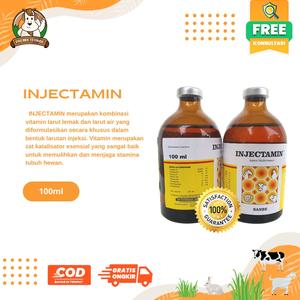 Jual INJECTAMIN 100 ml SANBE - Multivitamin Dosis Tinggi Untuk Hewan ...