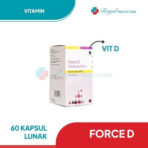 Jual FORCE D VITAMIN D3 5000 IU 60 Kapsul Lunak Memenuhi Kebutuhan ...