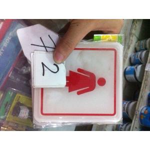 Jual lambang kamar mandi toilet sign cewek female papan kamar mandi ...