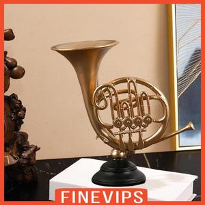 Jual [Finevips] Patung Koleksi Resin Model Terompet Mini Patung Alat ...