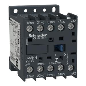 Jual Schneider CA3KN22BD TeSysK Control Relay 2NO 2NC 24VDC coil - Kota ...