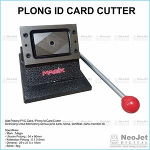 Jual Mesin Potong ID Card Alat Plong ID Card PVC Card Die Cutter - Kota ...