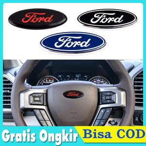 Jual Emblem Stir Ford Logo 3D Stiker Emblem Logo Setir Mobil Steering ...