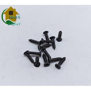 Jual Skrup hitam pure 6x12mm 100 pc A.612 sekrup hitam screw mini kotak ...