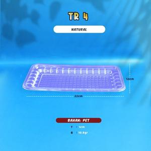 Jual Tray Alas Mika Bening Buah/Daging/Sayur - TR Bening - Bahan PET ...