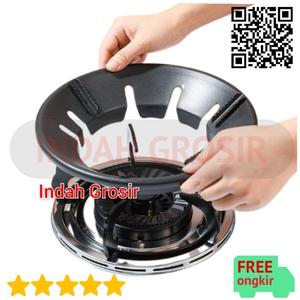 Jual COVER API TEBAL pelindung anti angin kompor gas ( cocok untuk kaki ...