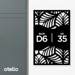 Jual Papan Akrilik Nomor Rumah Custom UV Print Acrylic Persegi Panjang ...