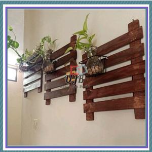 Jual Rak pot tempel dinding alas pot dinding kayu vertical garden wall ...