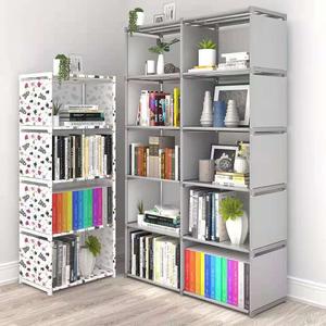 Jual Simple Bookshelf Storage Rack Display Stand Creative Modern Home ...